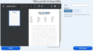 Crear sopa de letras con IA sin despeinarse con esta herramienta ...